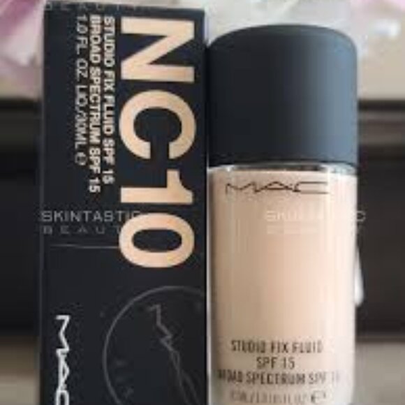 MAC Cosmetics | Makeup | New Mac Studio Fix Fluid Spf 5 Color Nc1 ...